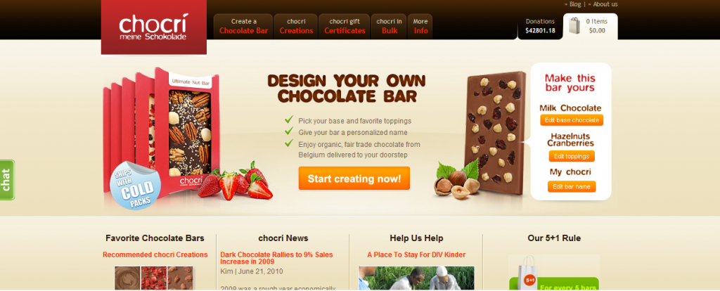 Customized chocolate bars? Yippee | Web100